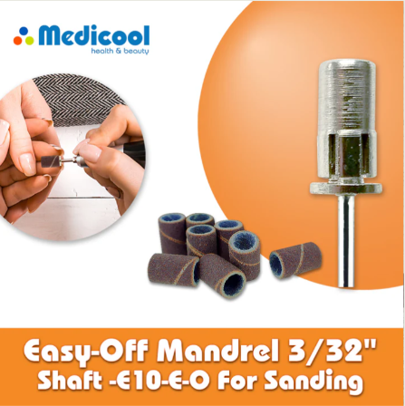 Medicool Mandrel - EZ-OFF | nailbasics | Canada – nailbasics-ca
